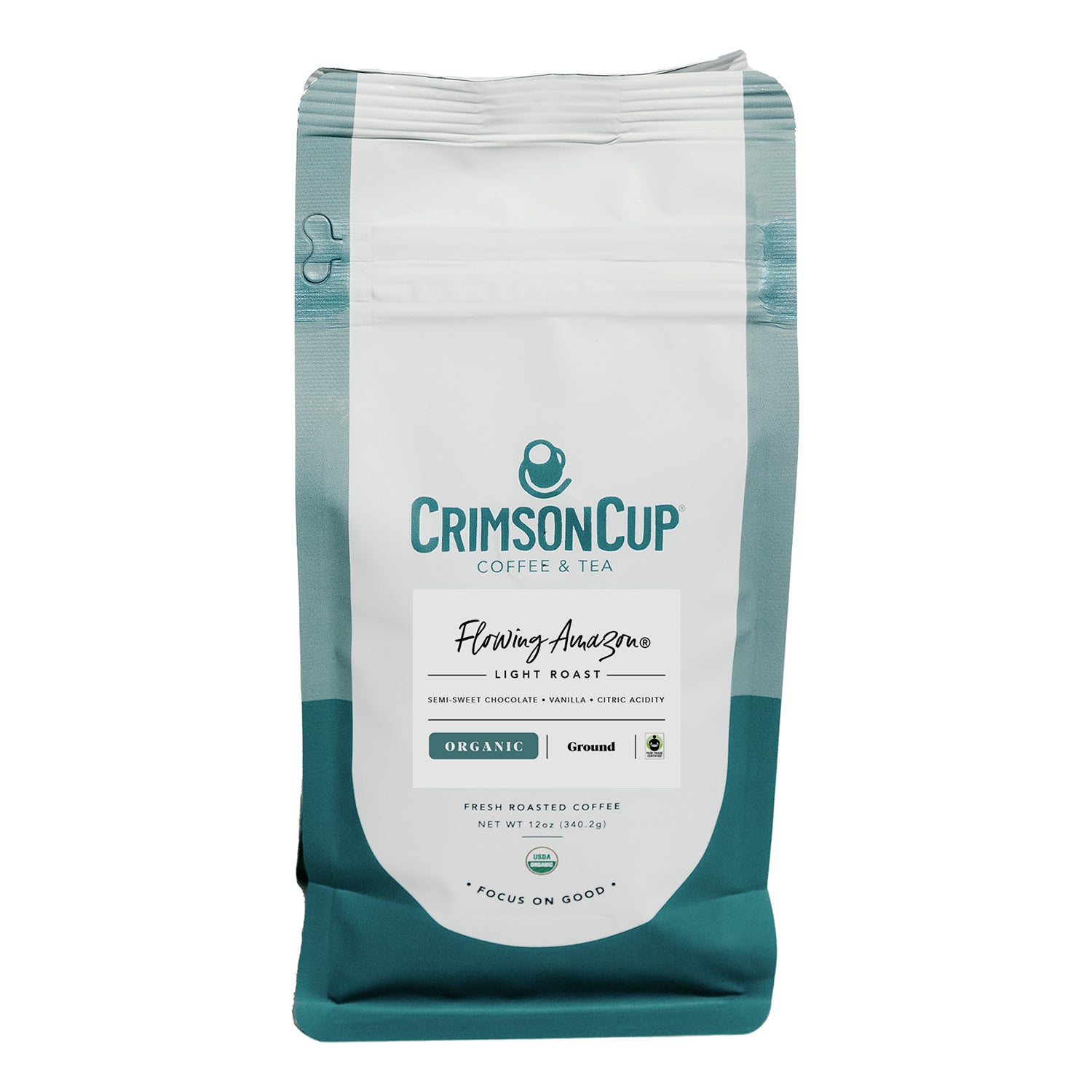 Fair Trade Ground & Whole Bean Organic Coffee - Flowing Amazon Blend 12 ...